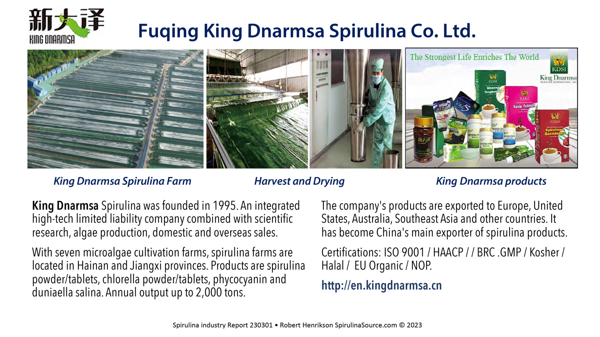 China • Spirulina Producers Report • Preview | Spirulina Source